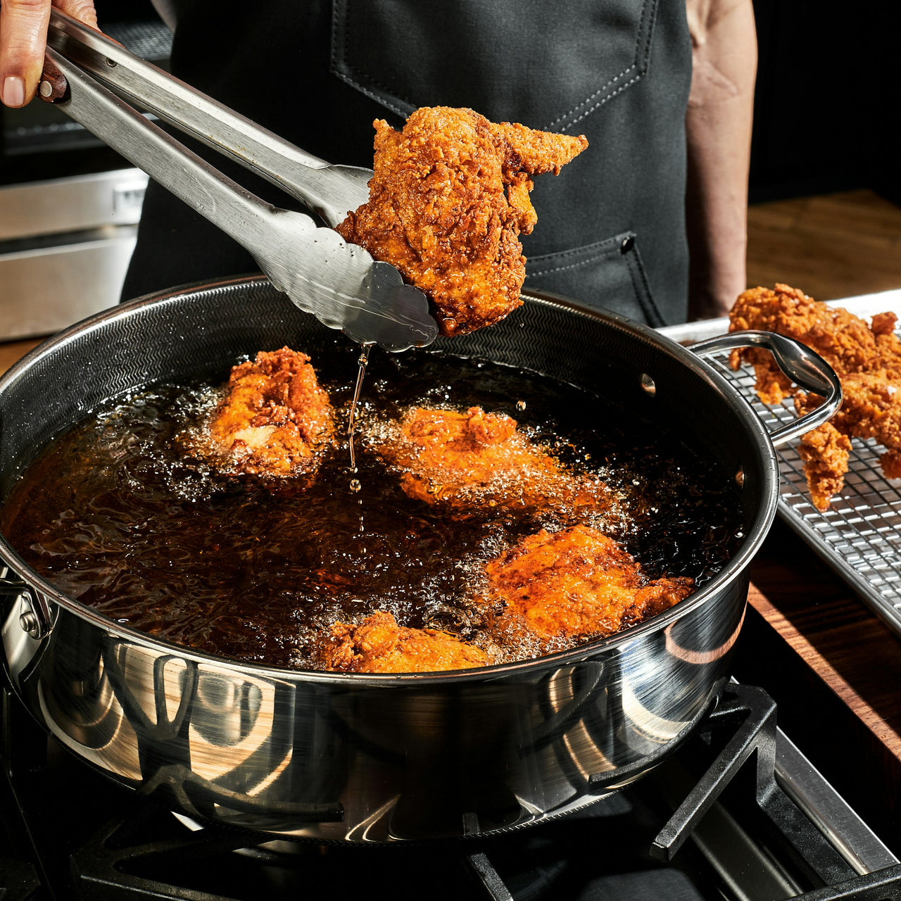 How To Deep Fry at Home Like a Professional HexClad Cookware AU