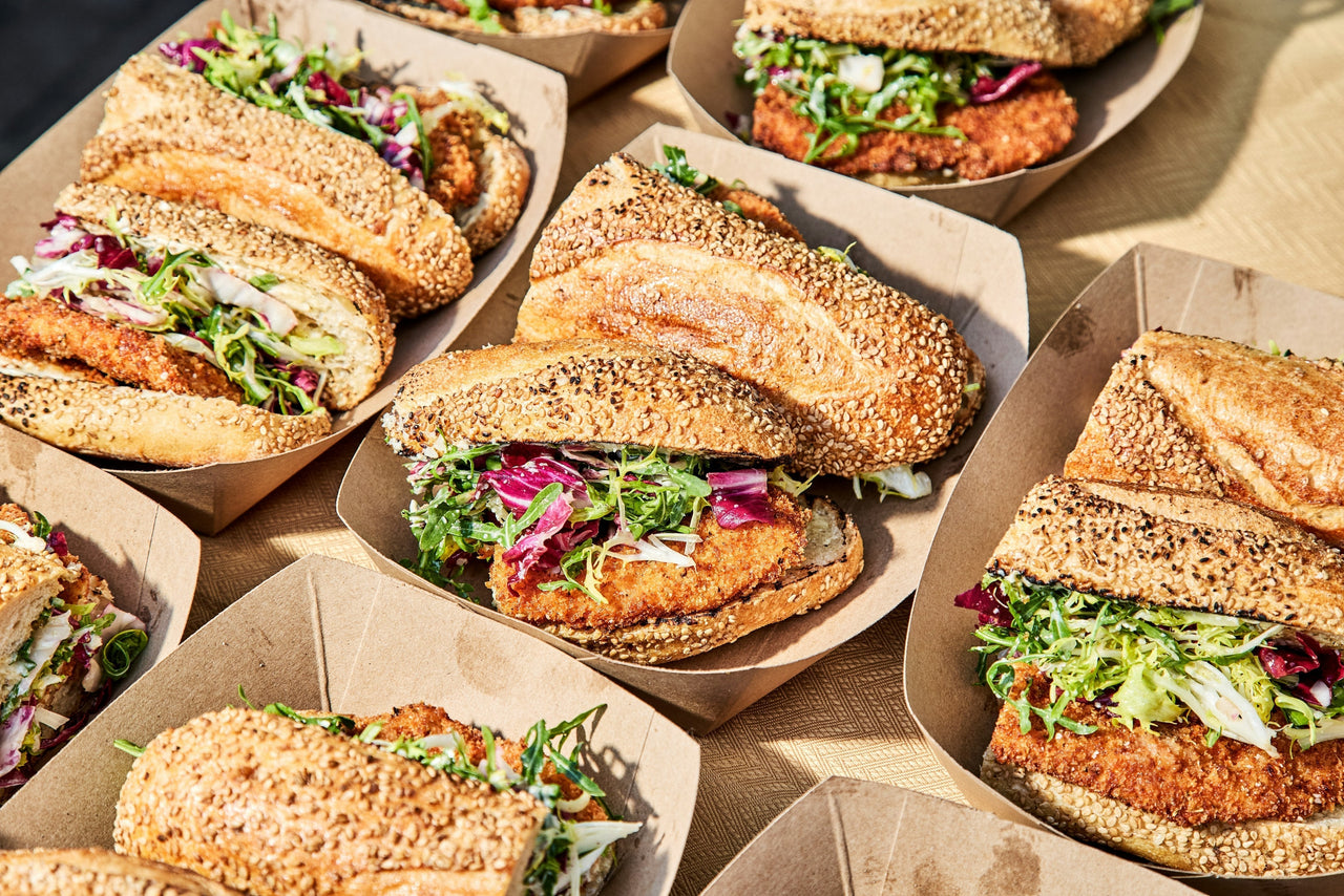 Crispy Chicken Sandwich with Fried Caper Aioli – HexClad Cookware AU