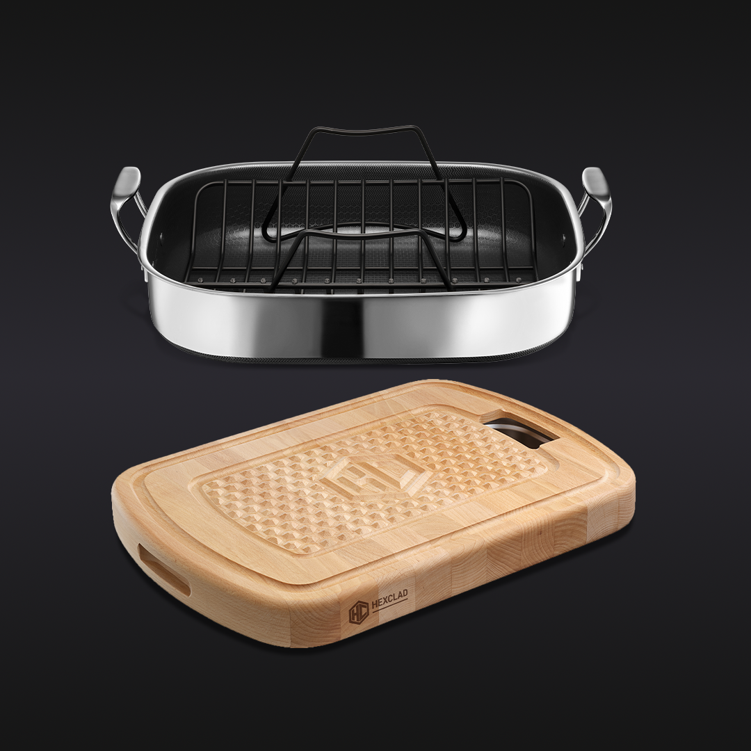 HexClad Hybrid Roasting and Cutting Board Set – HexClad Cookware AU