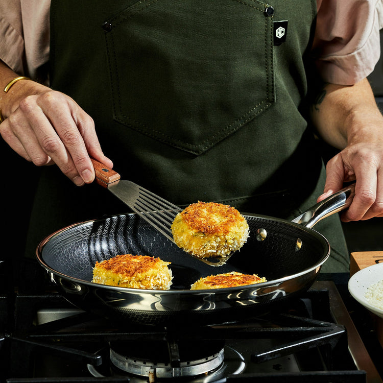 25 cm HexClad Hybrid Pan with Lid | The Best Stainless Steel Cookware ...