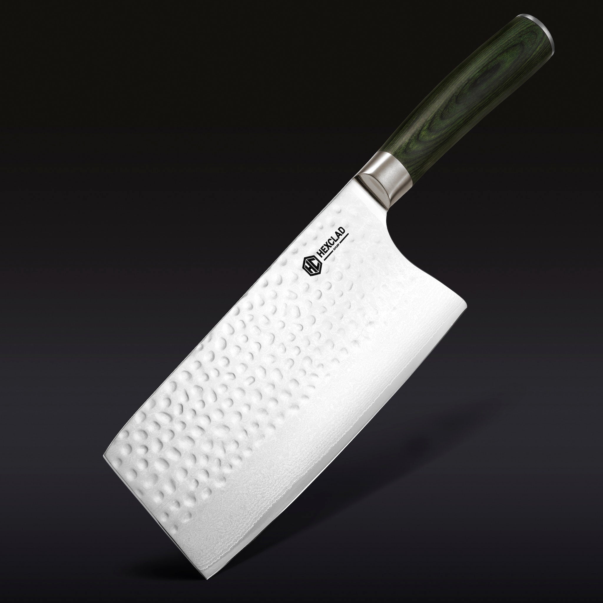 Damascus Steel 18 cm Cleaver – HexClad Cookware AU